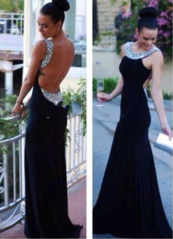 Black Prom Dresses,prom Dresses Backless,mermaid Prom Gowns,custom Made Prom Dresses,prom ...